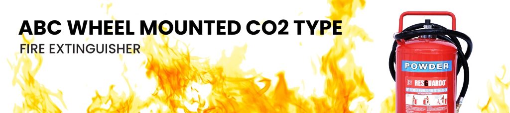 ABC Wheel Mounted CO2 Type Fire Extinguisher - Usha Armour