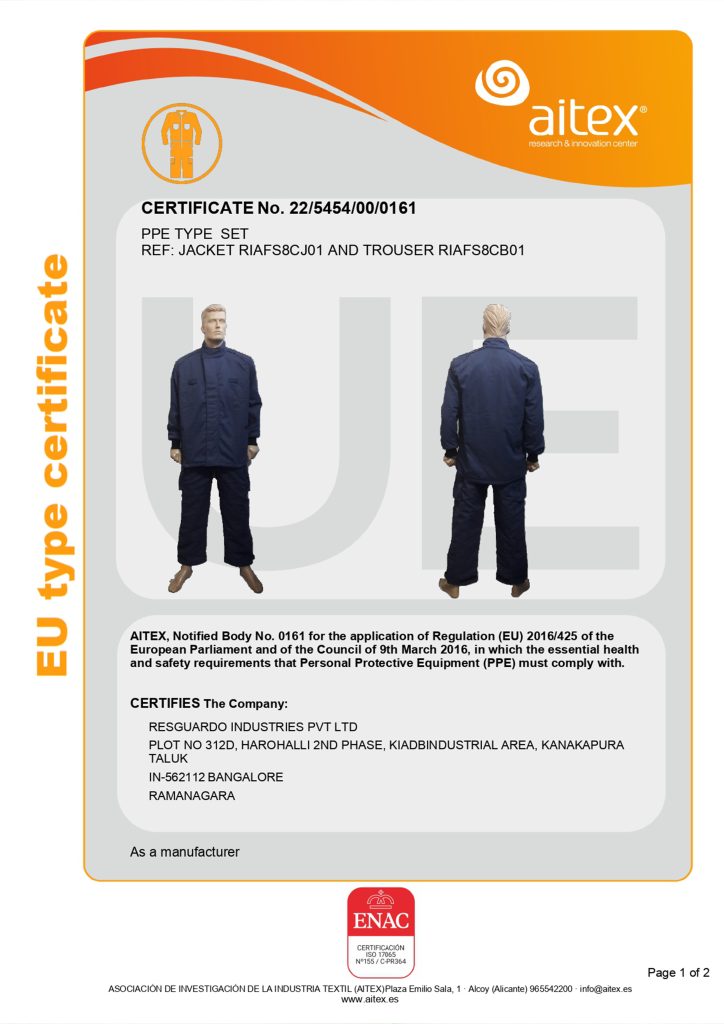 EN Approved Electrical Arc Flash Suit for Maximum Safety
